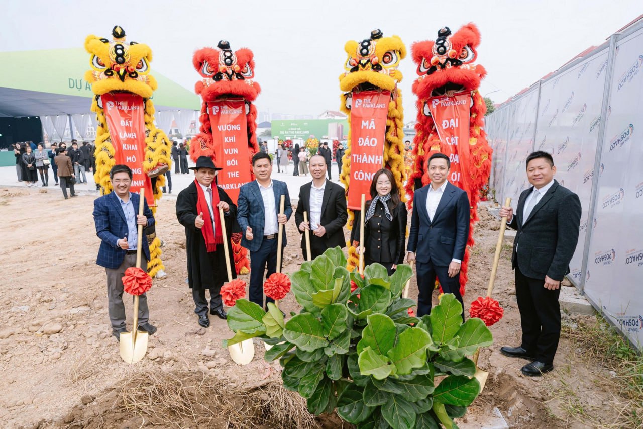 Lễ động thổ The Parkland: Cú bắt tay chiến lược giữa MIK Group & NBBJ ...